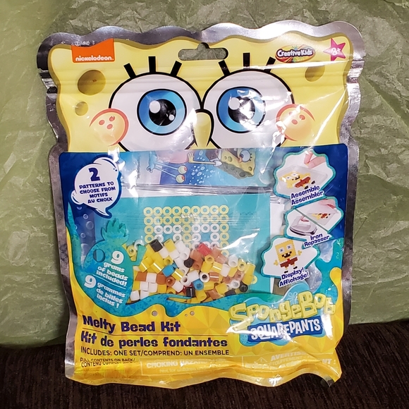Nickelodeon | Toys | Nickelodeon Spongebob Squarepants Melty Bead Kit ...